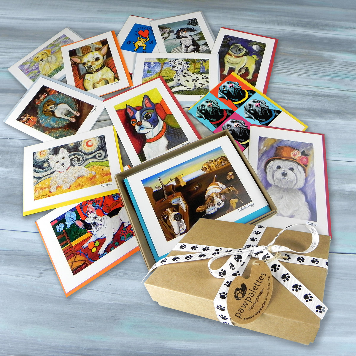 BARK COLLECTION of note cards – Paw Palettes